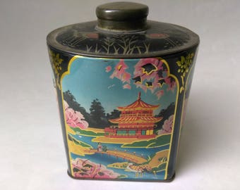 Chinese tea tin | Etsy