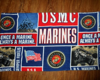 Marine corps blanket | Etsy