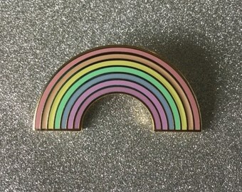 Pastel enamel pin | Etsy