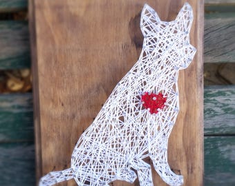 Dog string art | Etsy