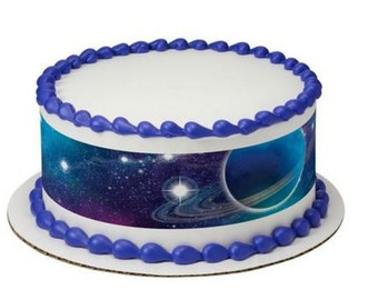 Galaxy cake topper | Etsy