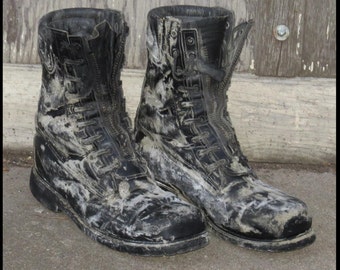 Vintage army boots | Etsy