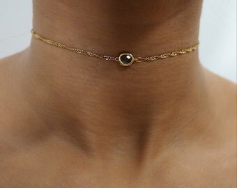 Diamond choker | Etsy
