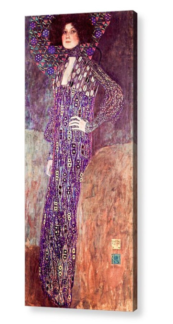 Gustav Klimt Portrait of Emilie Floge 1902 Repro