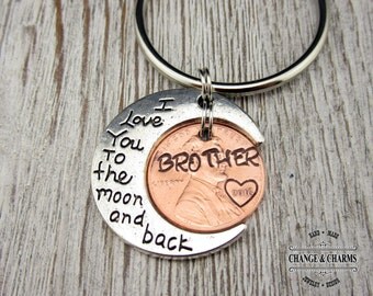 Brother Keychain Always My Brother Forever My friend