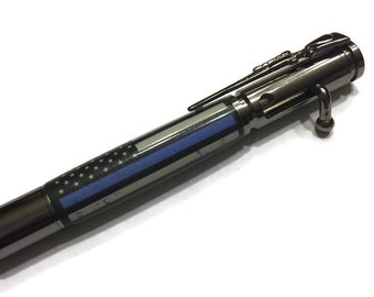 Thin blue line pen | Etsy