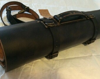 Leather knife roll | Etsy