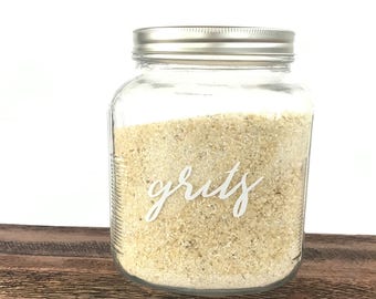 Flour jar | Etsy