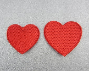 Heart patches | Etsy
