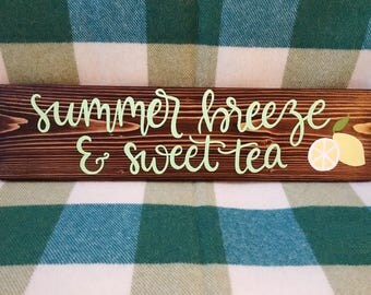 Sweet tea sign | Etsy