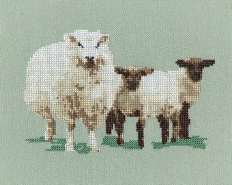 Cross stitch sheep | Etsy
