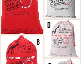 Unique santa sack related items | Etsy