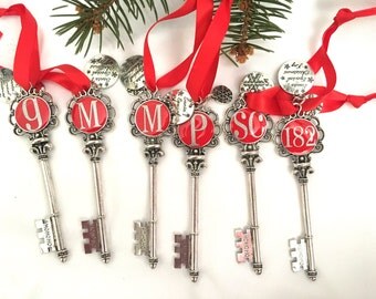 Santa key ornament | Etsy