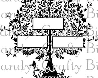 Family tree svg | Etsy