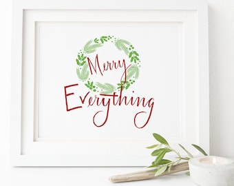 Merry everything | Etsy