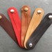 Economy mixed color leather scarf rings or woggles: pack of 5