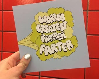 Fart card | Etsy