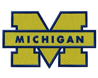 Michigan embroidery | Etsy