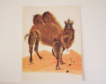 Camel poster | Etsy