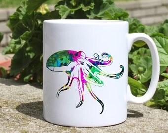 Octopus cup | Etsy