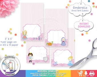 Cinderella labels | Etsy