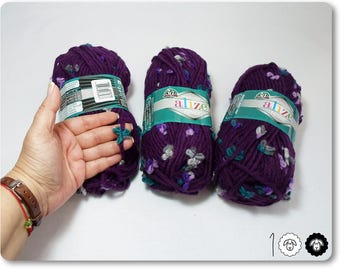 Alize flower yarn | Etsy