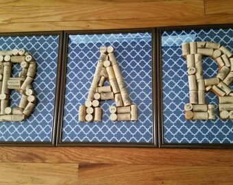 Wine cork sign | Etsy