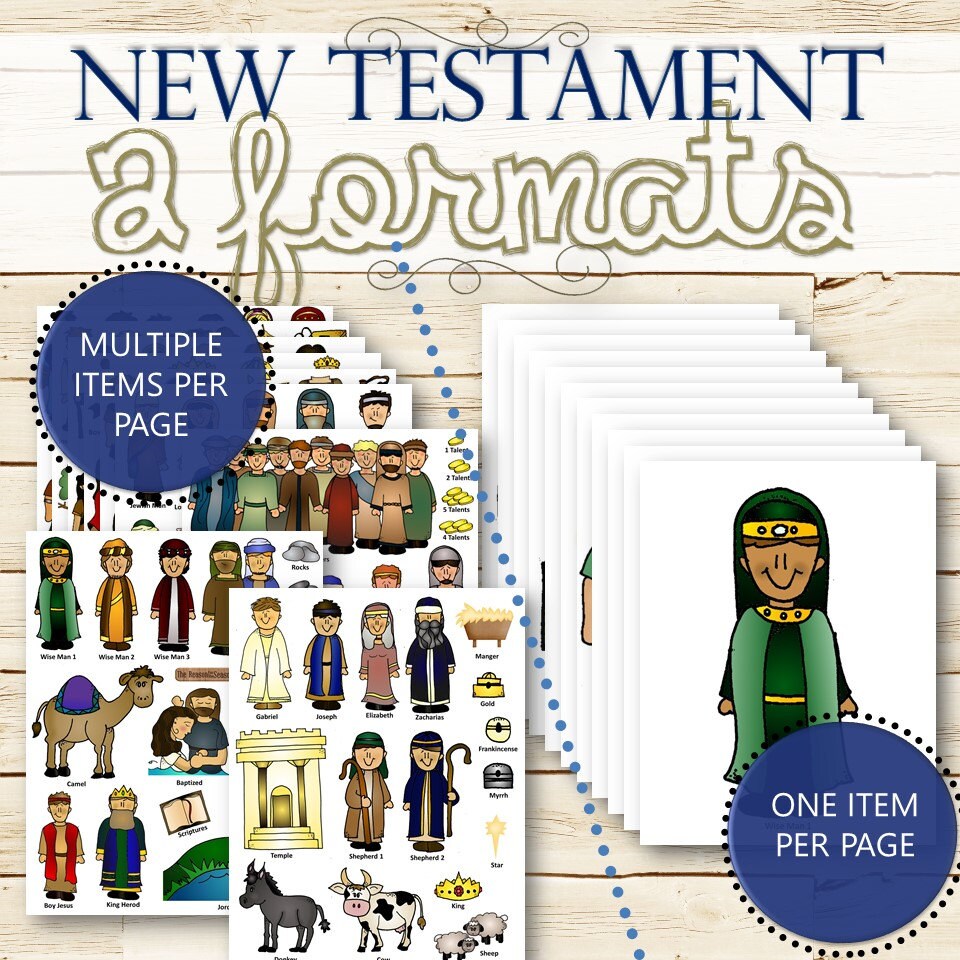 Clipart for Entire New Testament Stories INSTANT DOWNLOAD