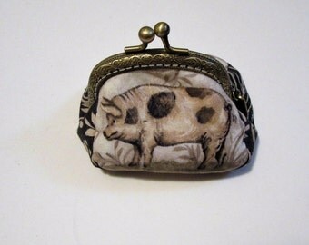 Pig coin purse | Etsy