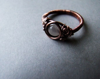 Wire wrapped ring | Etsy