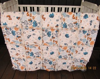 Bear rag quilt | Etsy