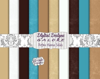 Solid digital paper | Etsy