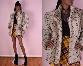 Unique spotted fur coat related items | Etsy