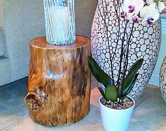 Tree stump table | Etsy