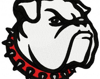 Bulldog patch | Etsy