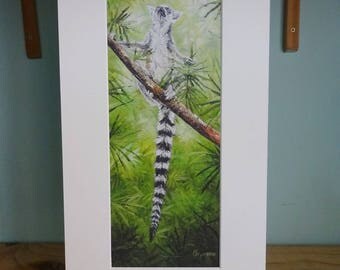 Lemur print | Etsy