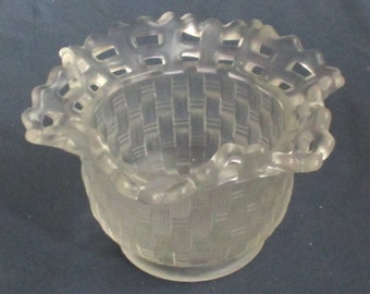 Basket weave glass | Etsy