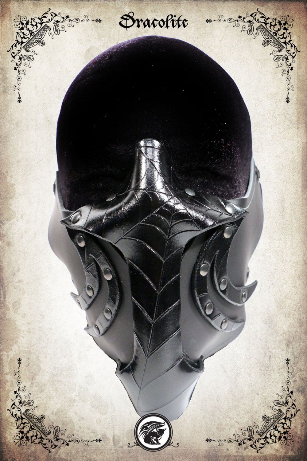 Rogue Mask Spiderweb For Larp Action Roleplaying And Cosplay