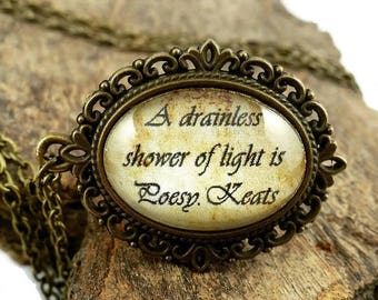 Poem necklace | Etsy