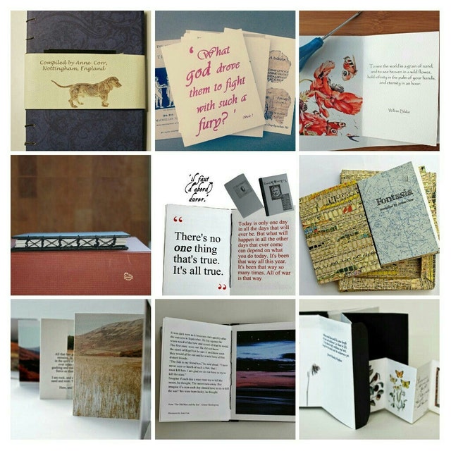 Handmade books and greetings cards by modestly on Etsy