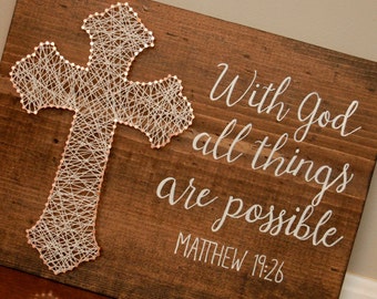 String art cross | Etsy