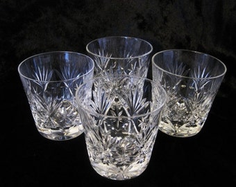 Lead crystal glasses | Etsy