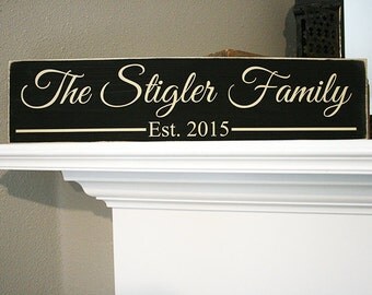 Last name decal | Etsy