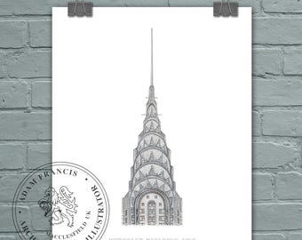 Chrysler building | Etsy
