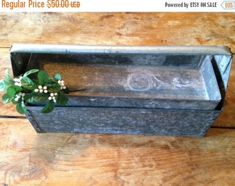 Galvanized tool box | Etsy