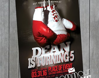 Boxing theme party | Etsy