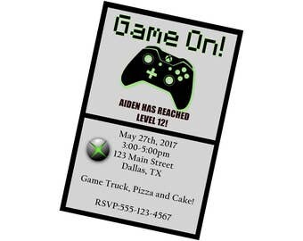 Xbox invitation | Etsy