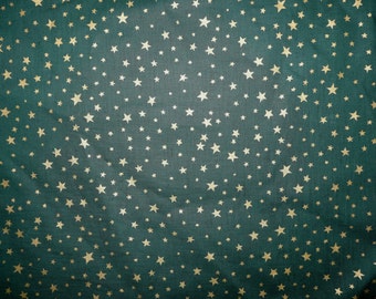 Gold stars fabric | Etsy