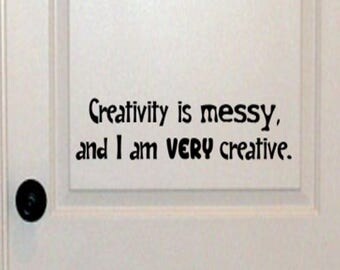 Creativity is messy | Etsy