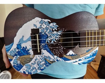 Painted ukulele | Etsy